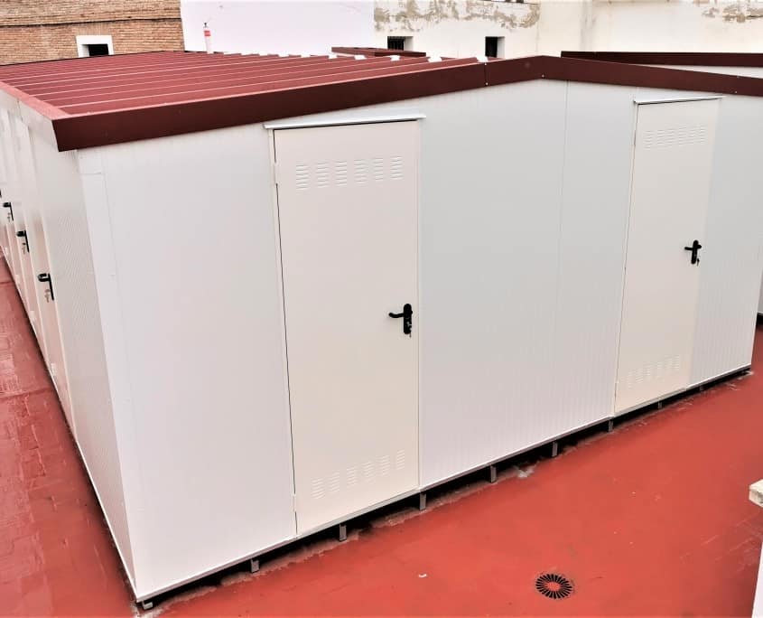 Trasteros prefabricados en acero - Trasteros metálicos modulares