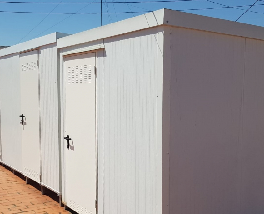 Trasteros prefabricados Amplia. Módulos prefabricados metálicos