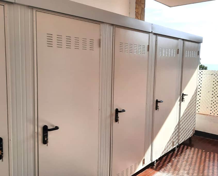 Trasteros prefabricados Amplia. Módulos prefabricados metálicos