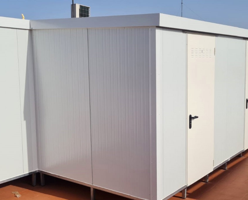 Trasteros prefabricados Amplia. Módulos prefabricados metálicos