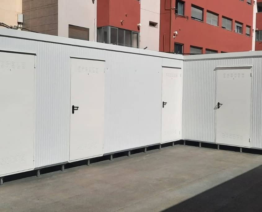 Trasteros prefabricados Amplia. Módulos prefabricados metálicos